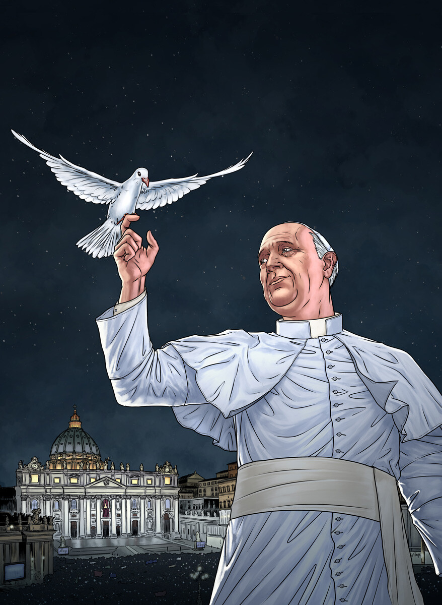 ArtStation - Papa Francisco Comic