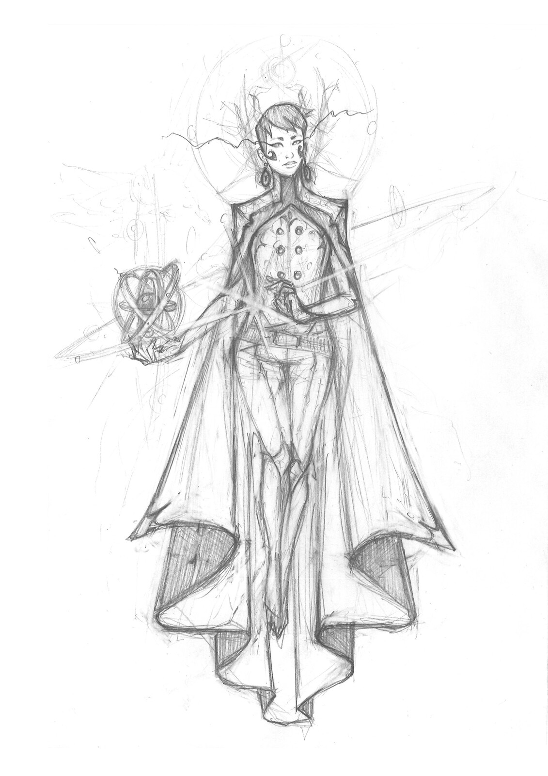 luca Mosqa - Astral Oracle - DnD commission