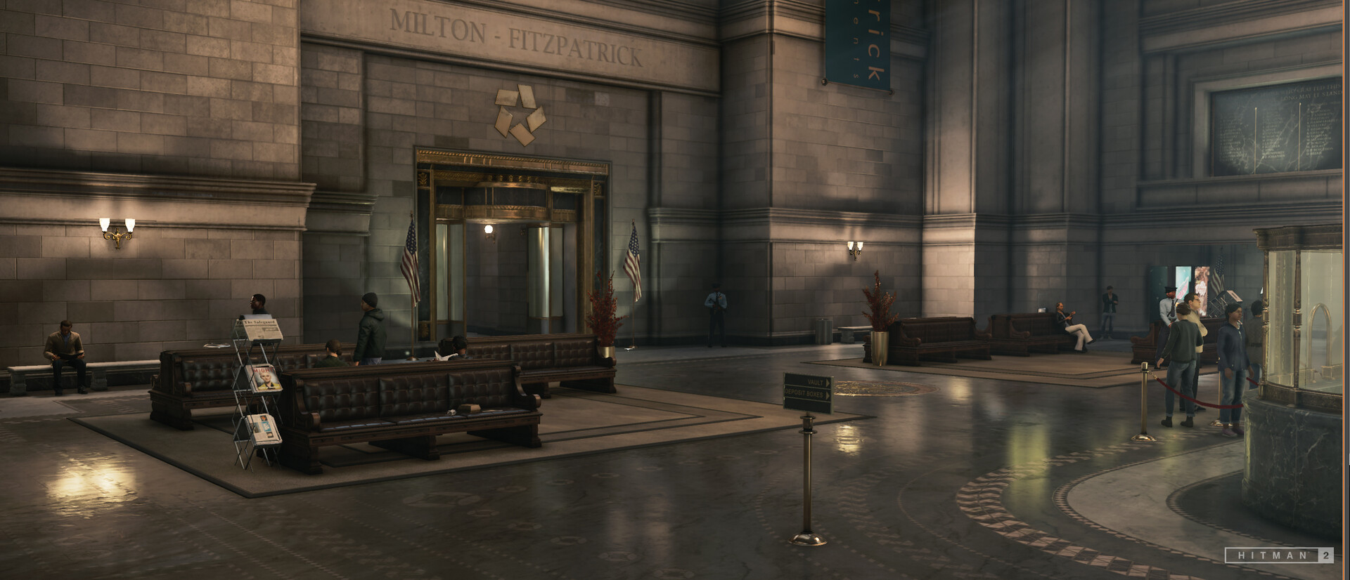 Hilde Hjønnevåg Sunde - Hitman 2 : The Bank - Environment Art