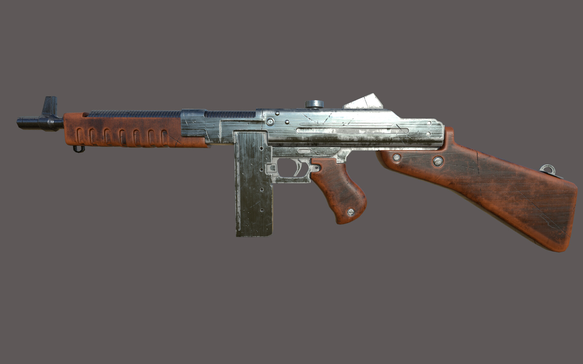 ArtStation - Thompson gaming gun