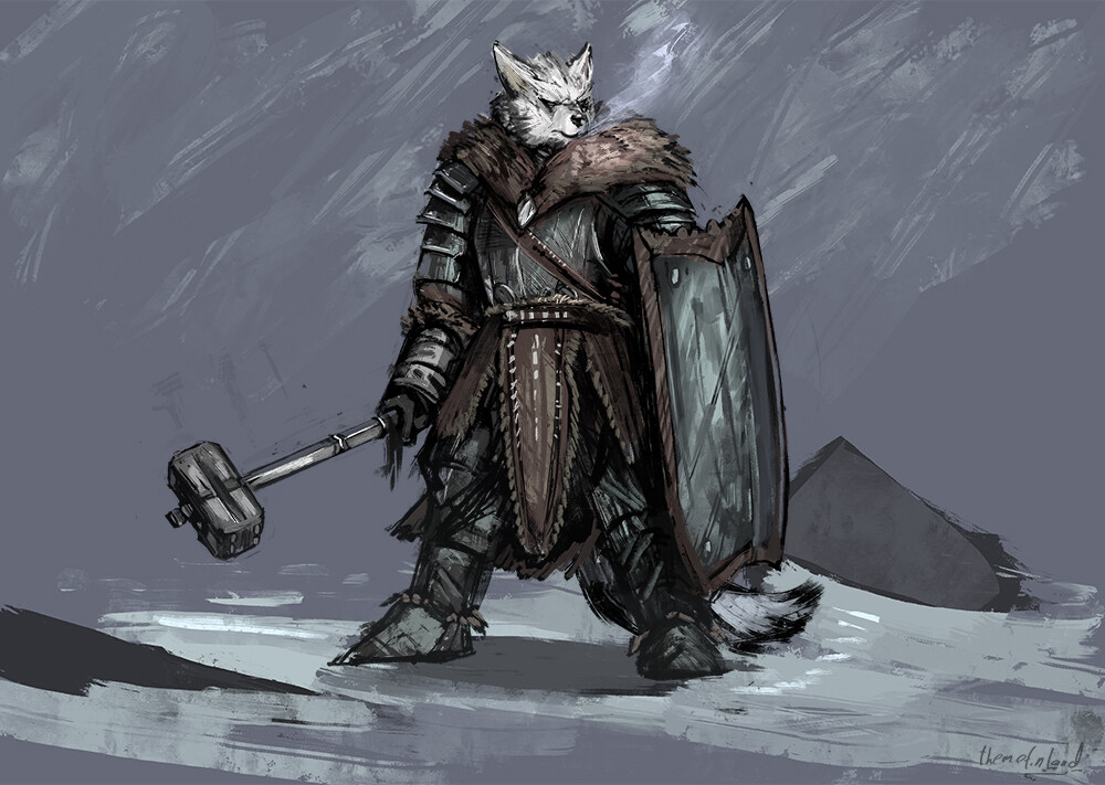 ArtStation - Wolven cleric of the grave [patreon]