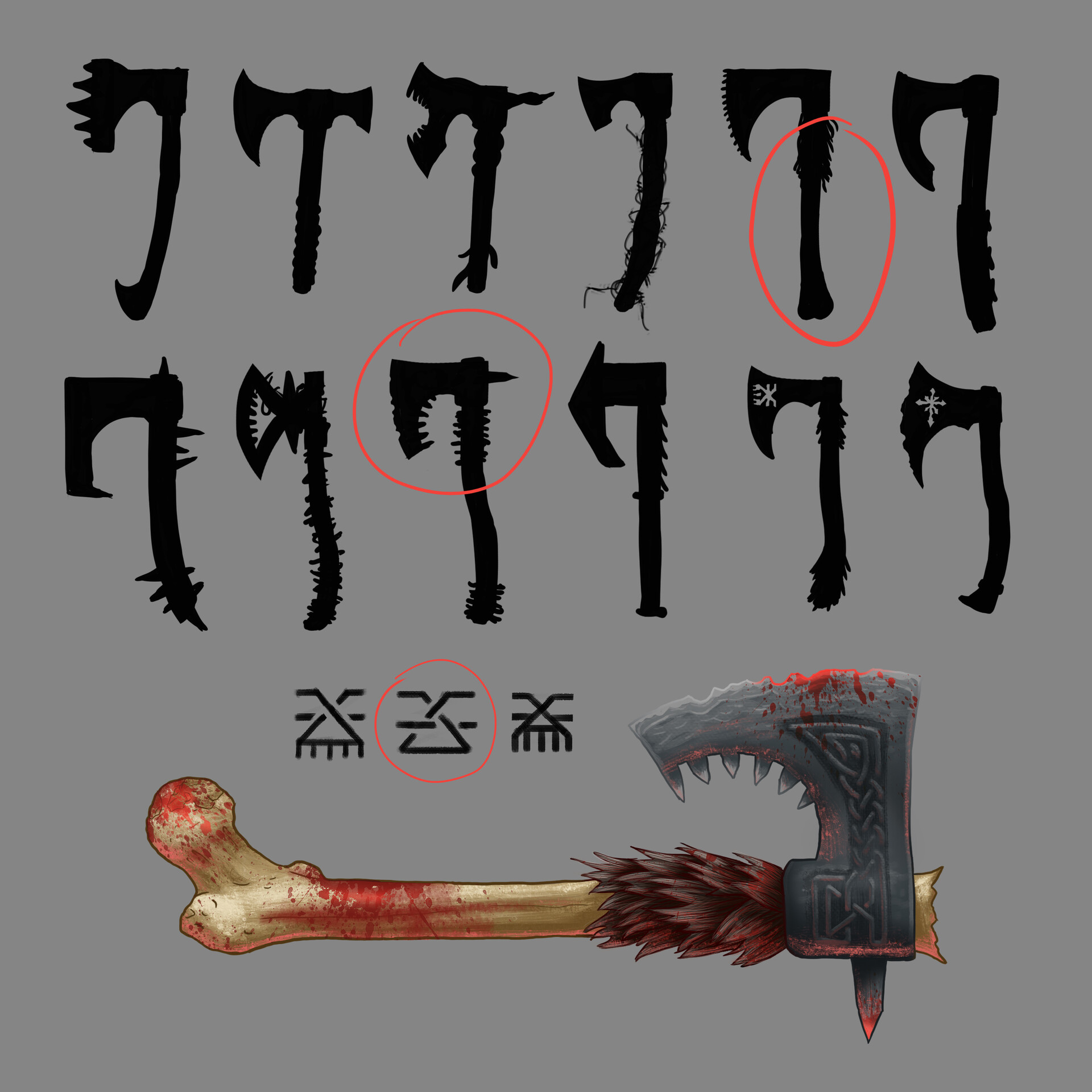 ArtStation - Khorne Axe