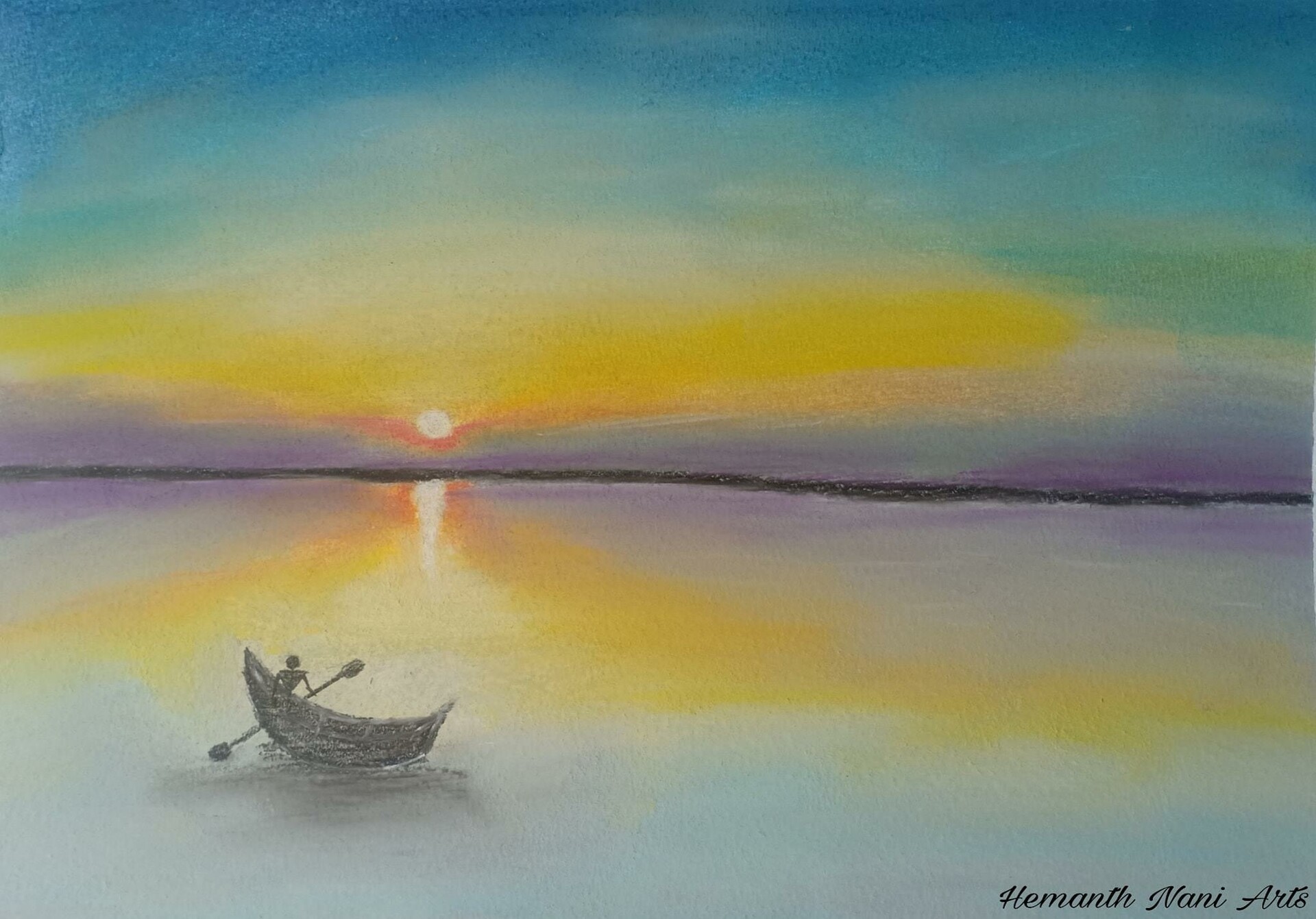 ArtStation - sun set