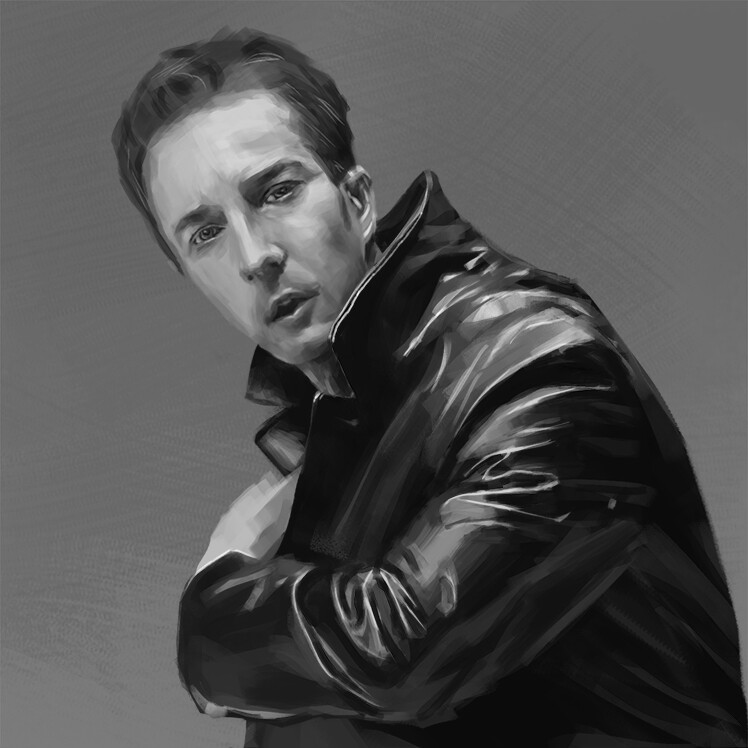 ArtStation - Sketch Edward Norton
