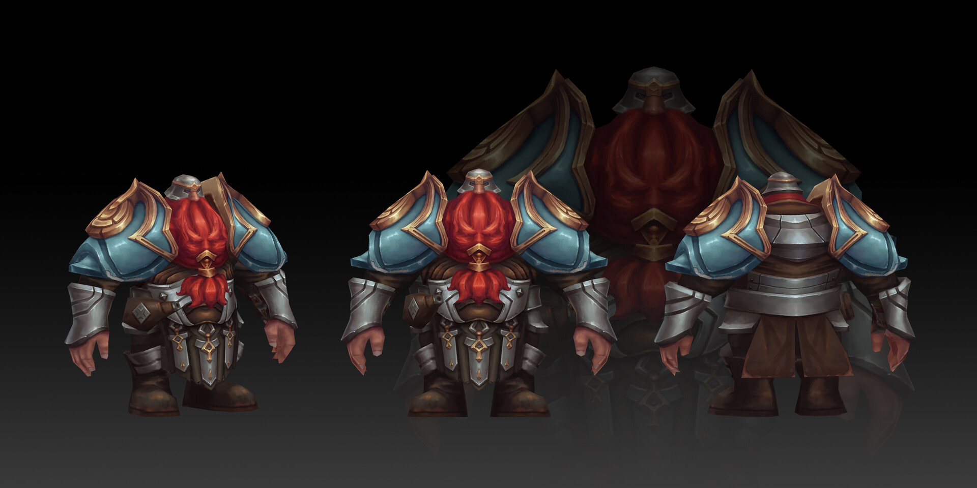 ArtStation - hand-painting Dwarf 3D model