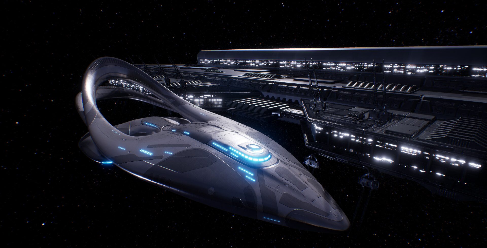 ArtStation - The Orville Union Space Station