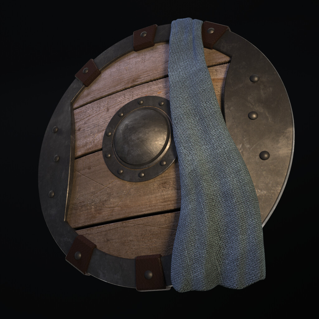 ArtStation - Realistic Viking Shield