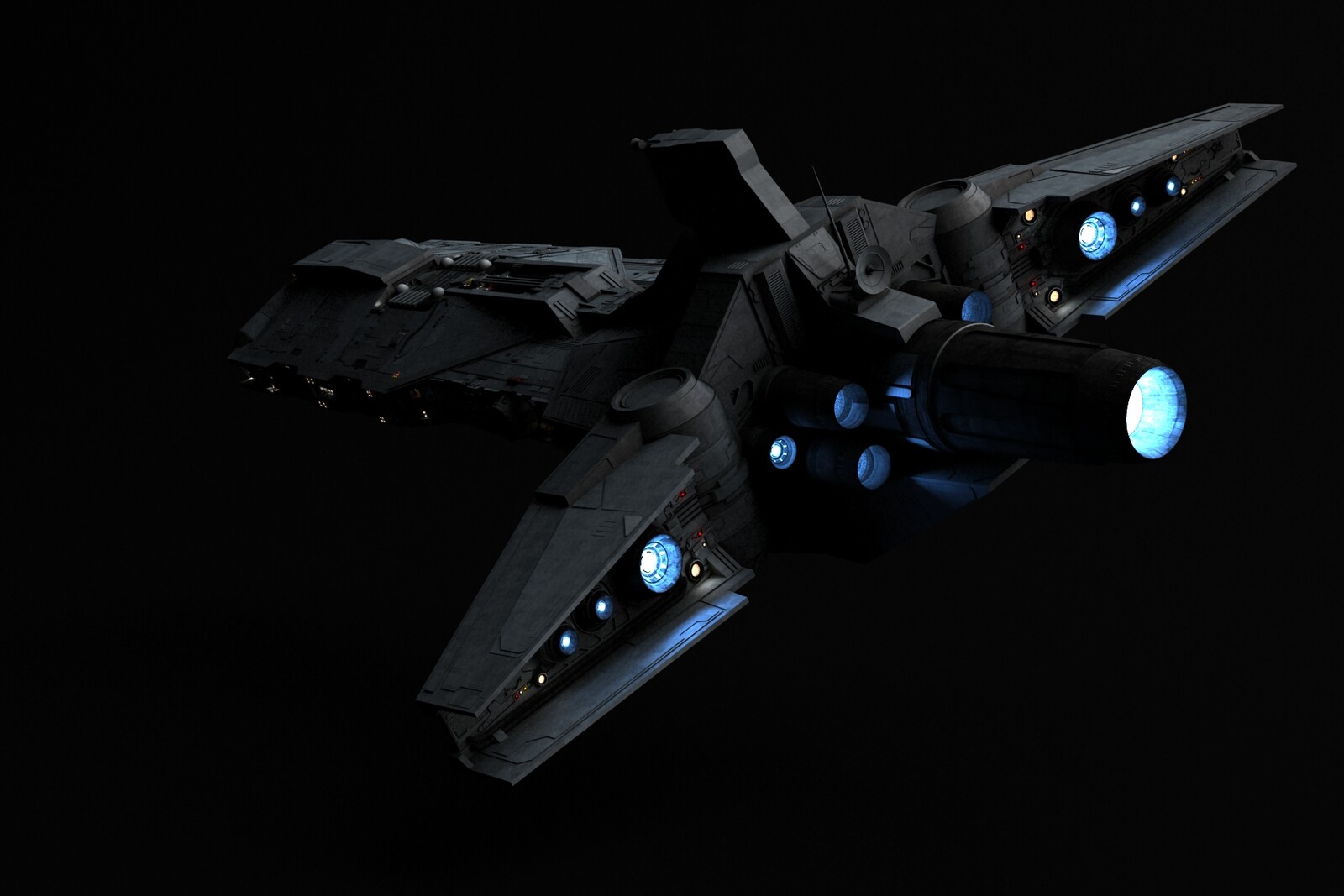 Alexander Ivanov - Galactic Empire Pelta-class frigate