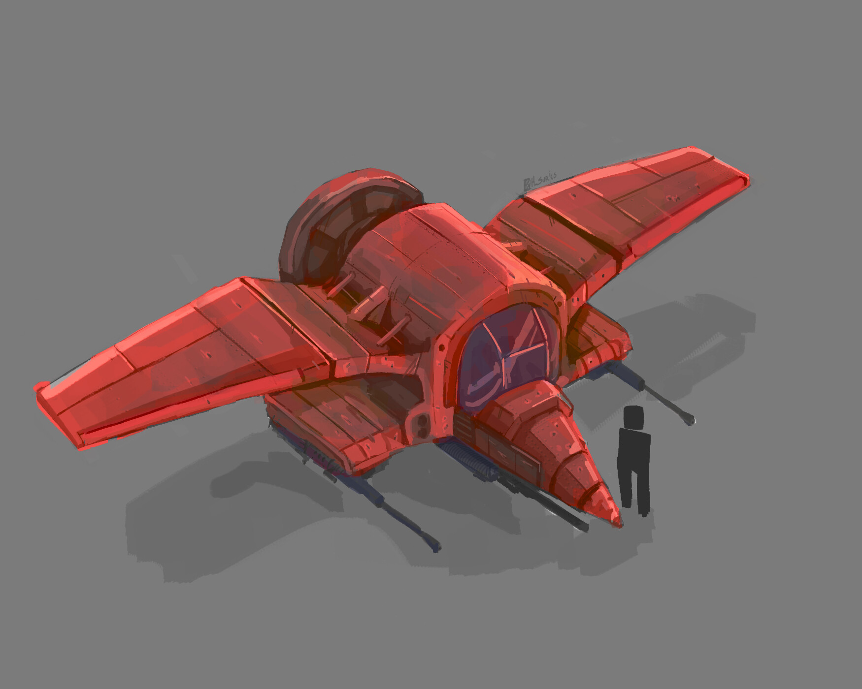 ArtStation - Humming bird Ship