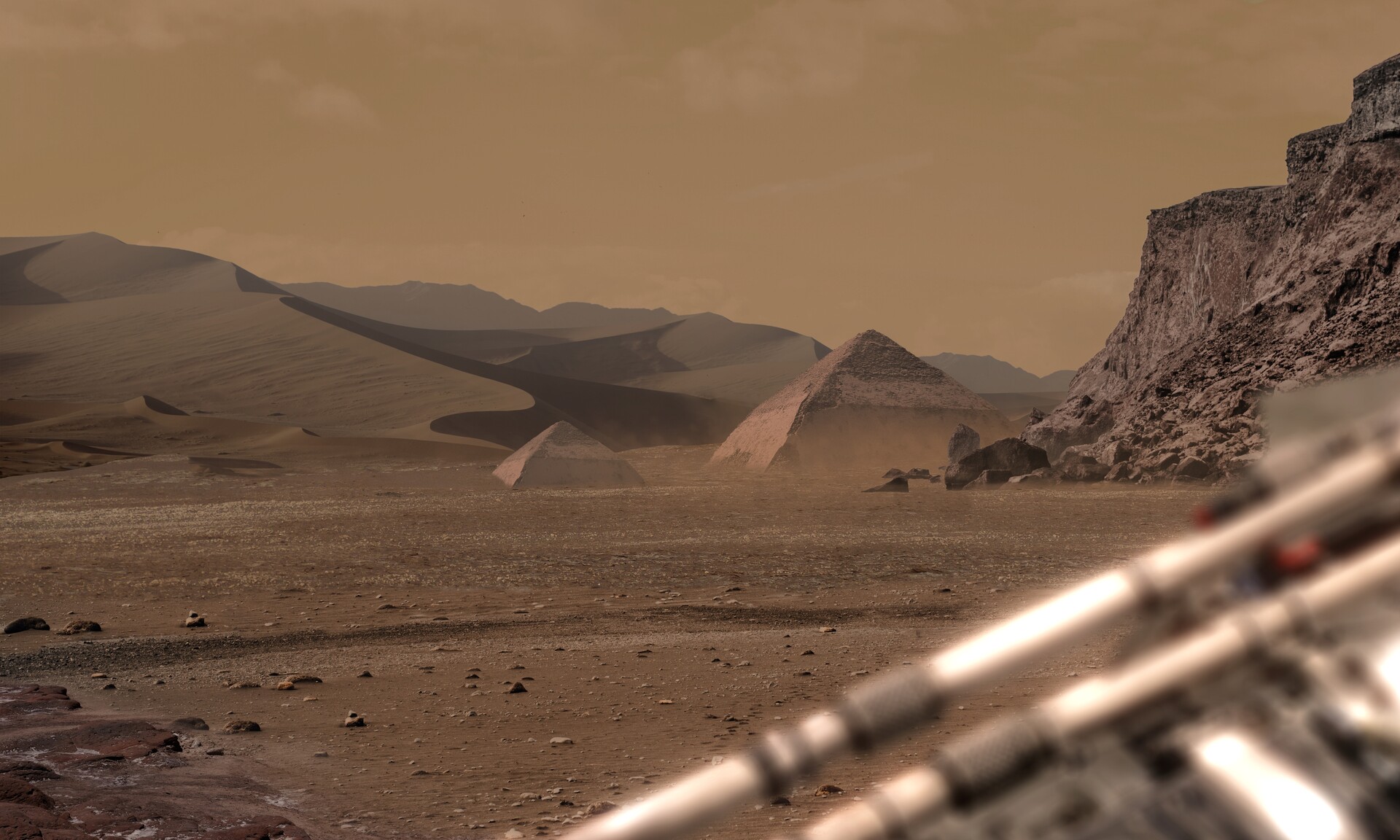 ArtStation - Pyramids of Mars