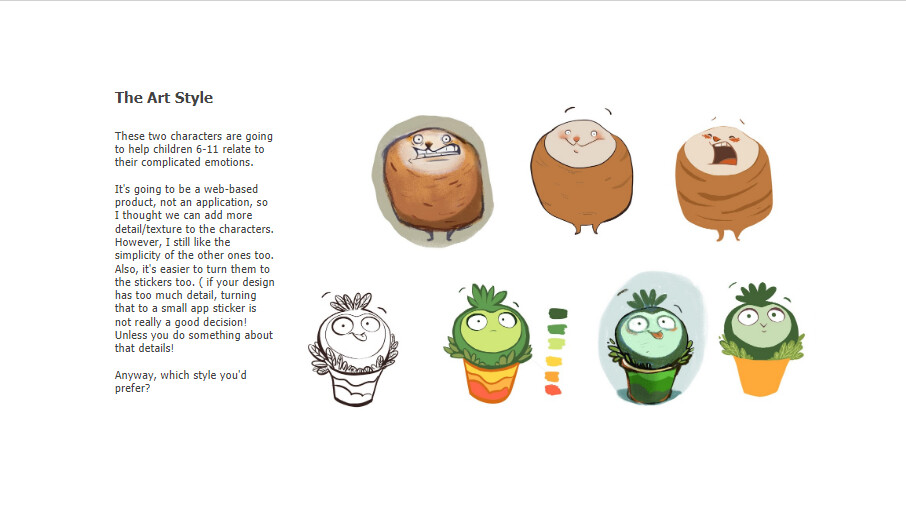 Sahar Shams - Character Design for Web-based educational platform