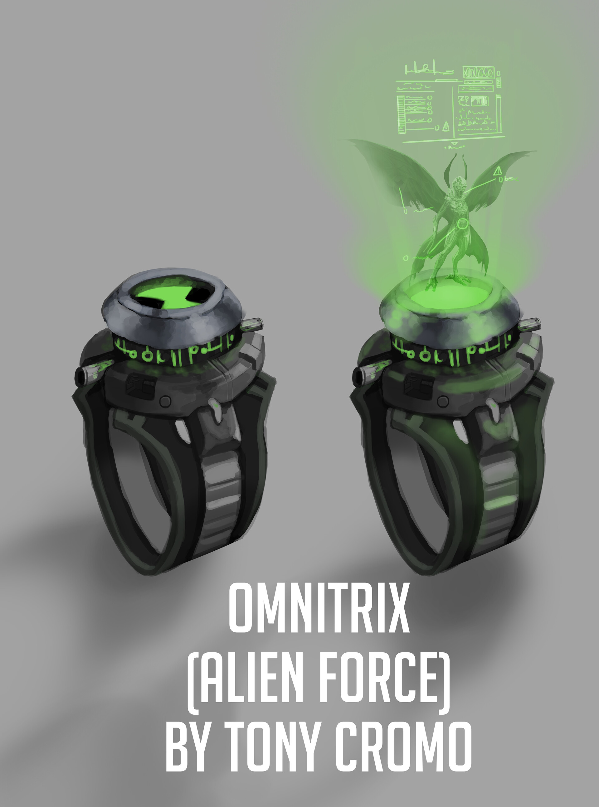ArtStation - Omnitrix (Alien Force), Tony Cromo