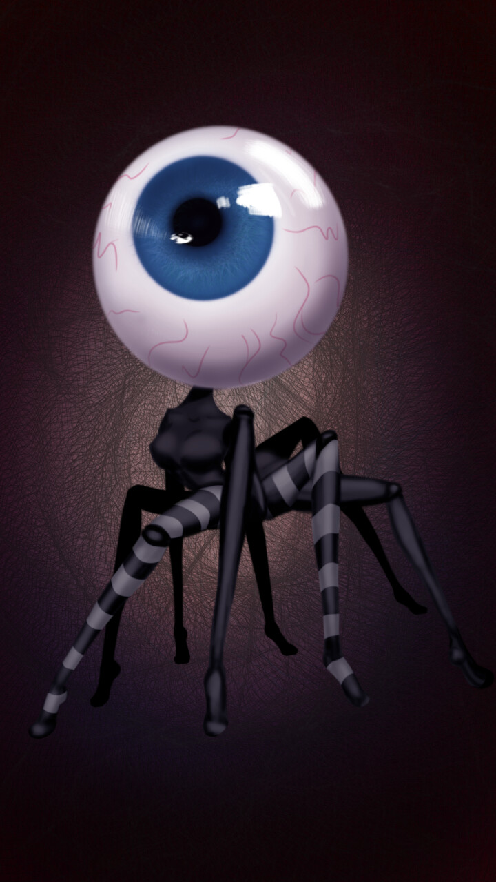ArtStation - Eyeball spider