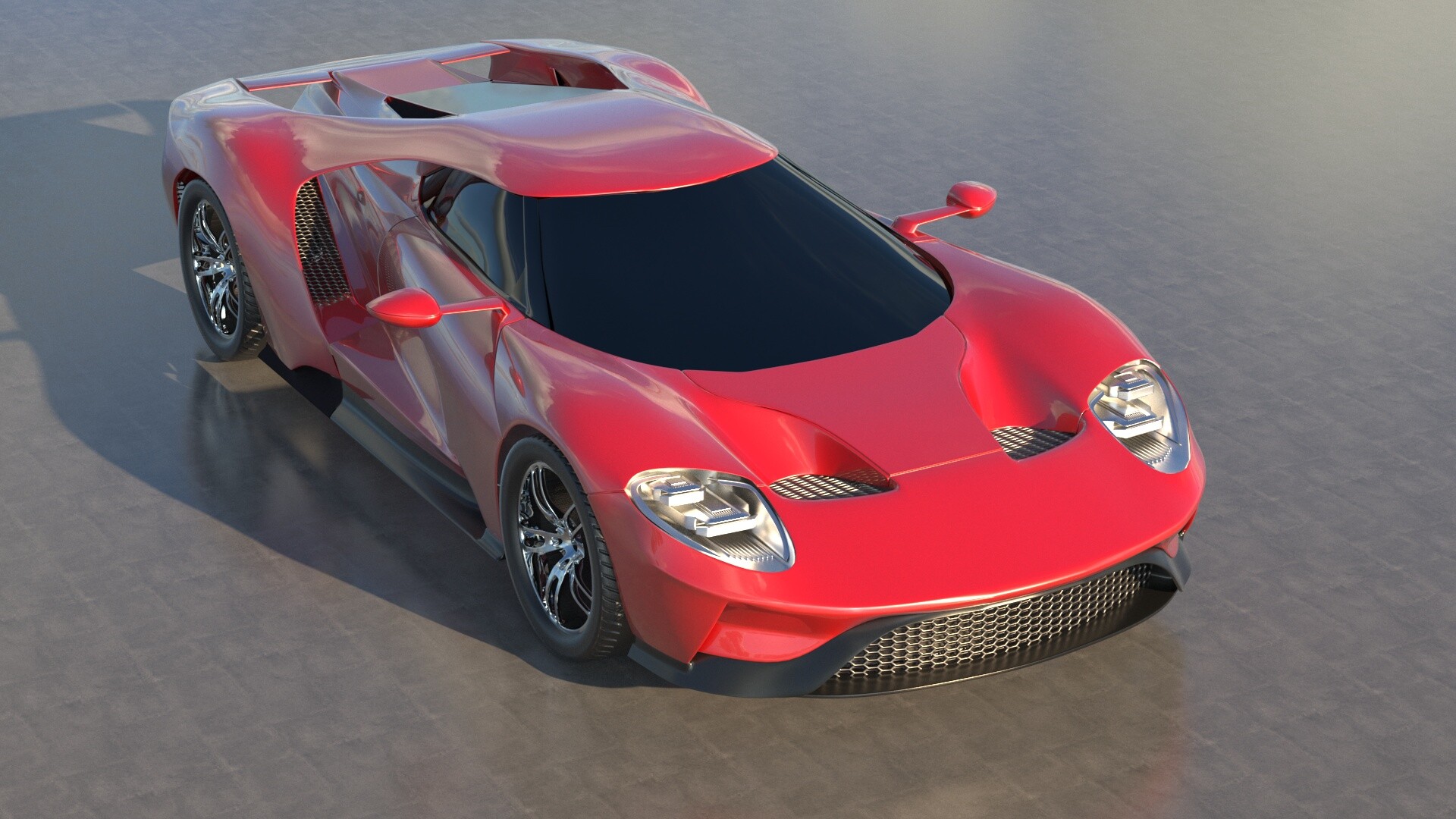 ArtStation - Ford gt 2017