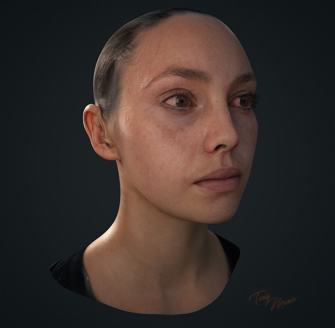 ArtStation - Emily - Skin and Eye Shader Test