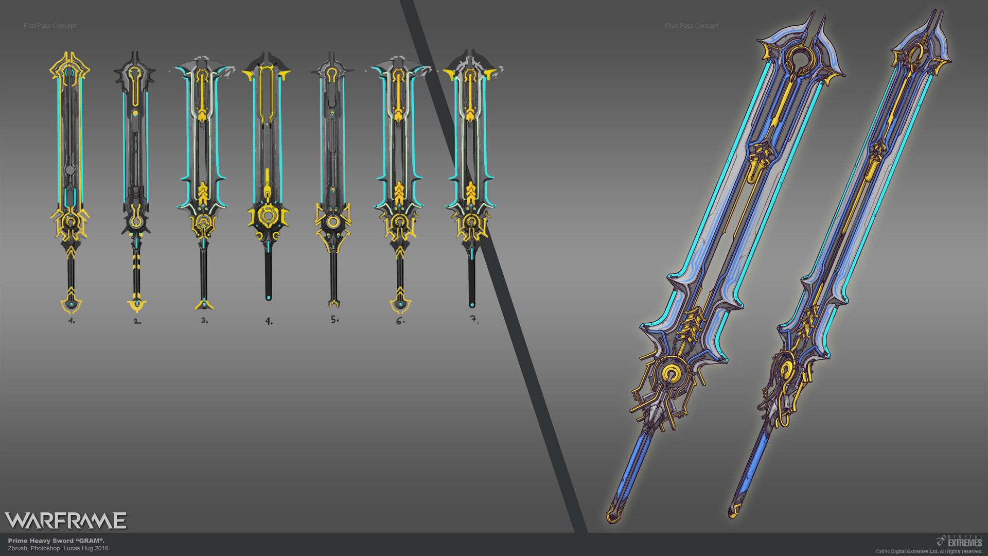 lucas hug portfolio - Warframe Weapons and Props