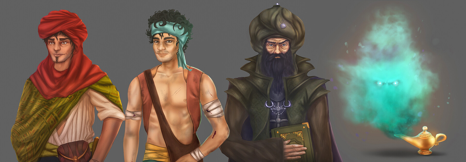 ArtStation - Characters for Alladin HdO Game