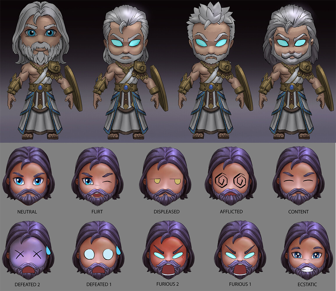 Zeus Chibi I Drew A Baby Zeus : R/HadesTheGame