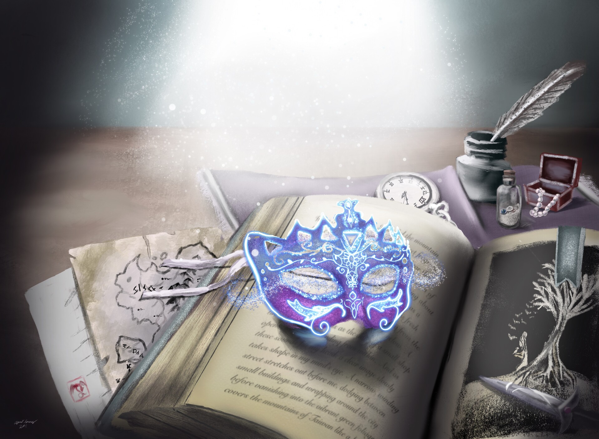 ArtStation - Mask Still Life