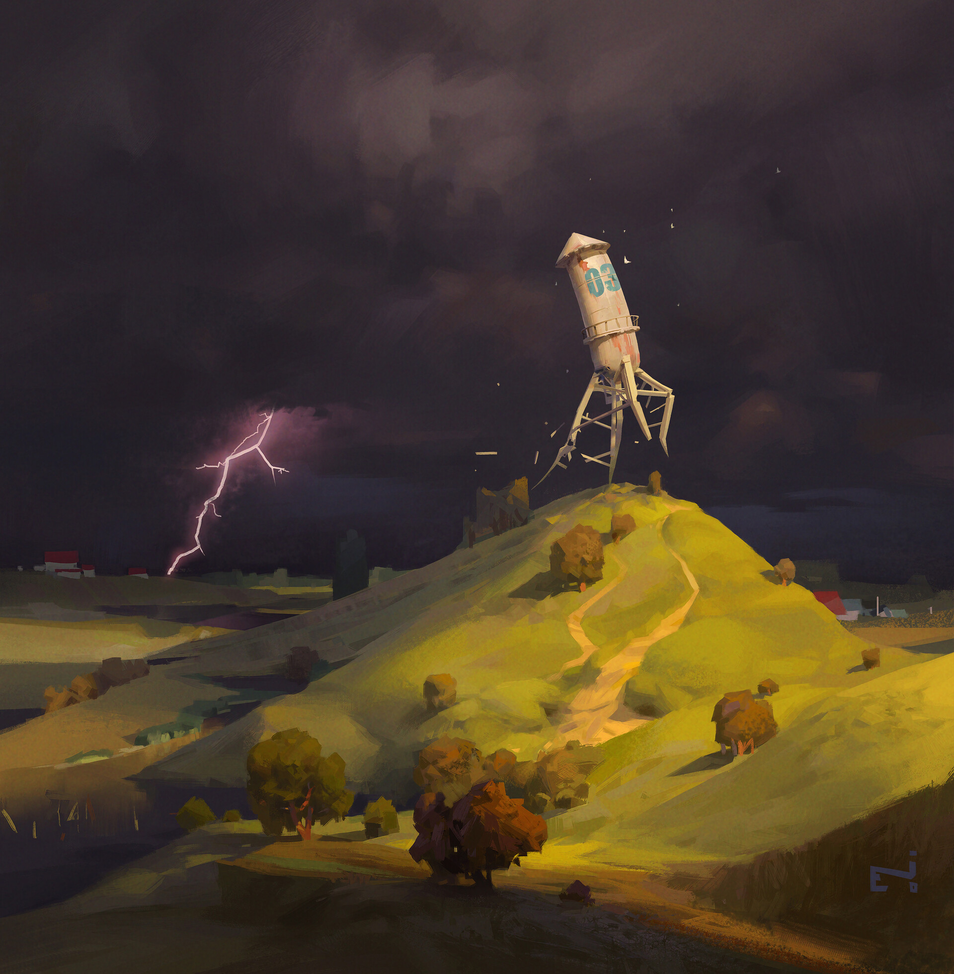 ArtStation - Thunderstorm.