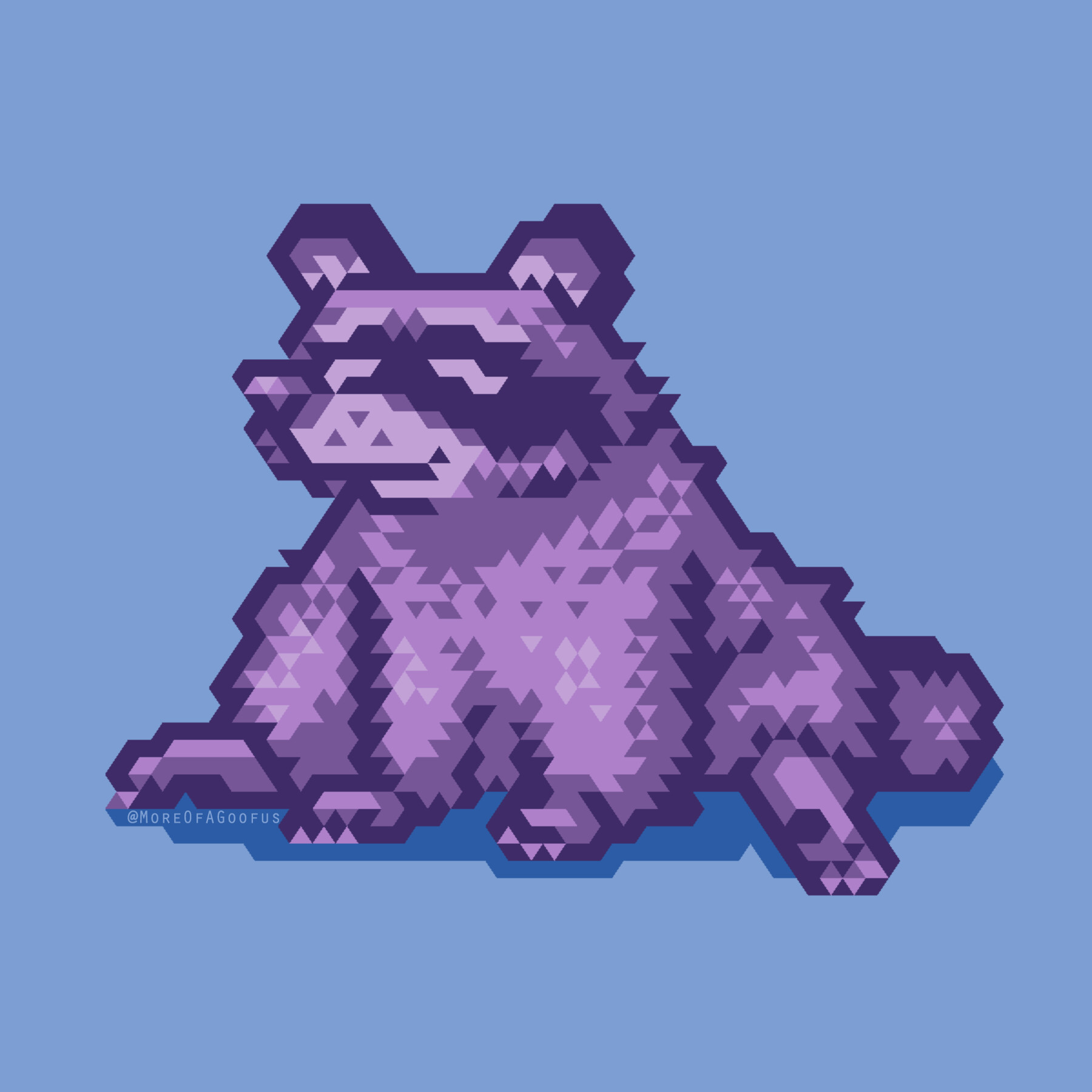 ArtStation - Raccoon in Repose