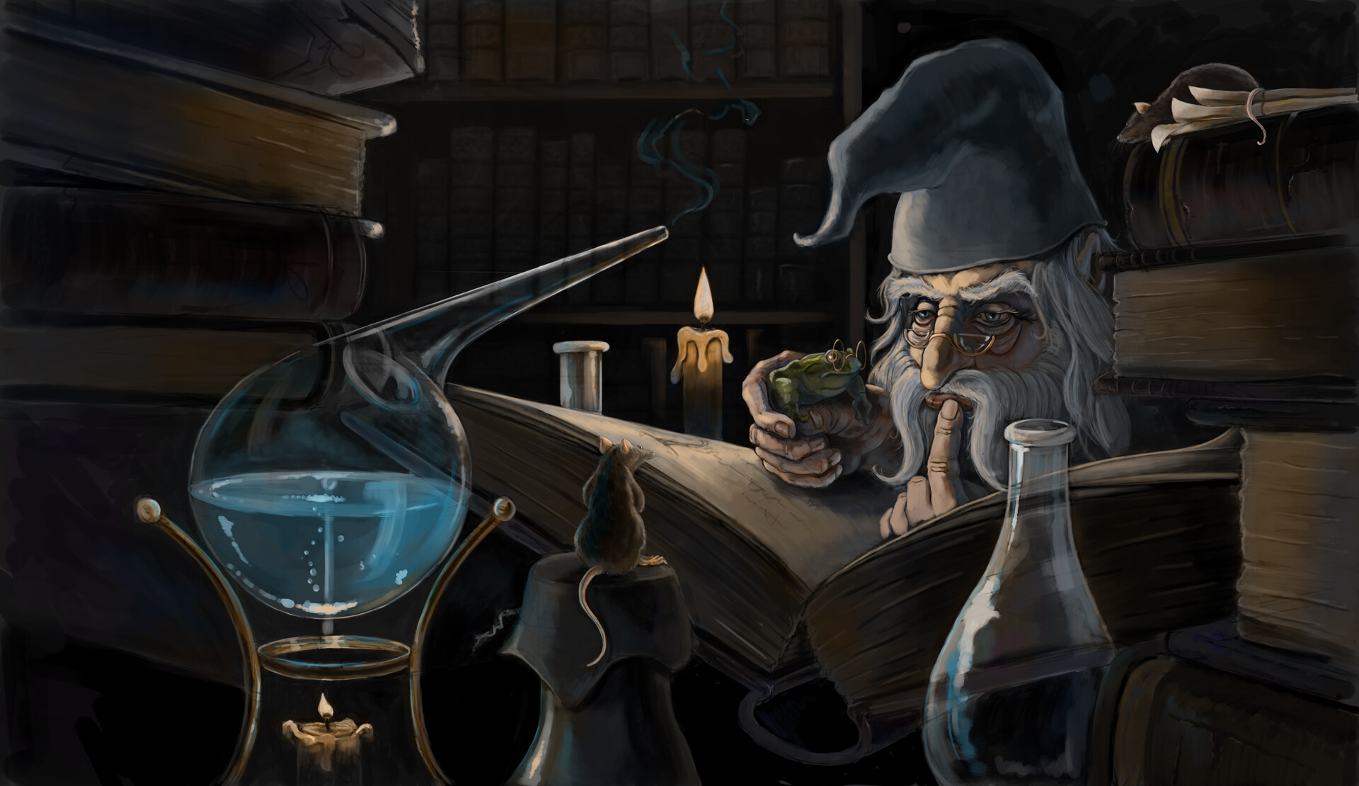 The Apprentice's First Day by Dean Barrett : r/ImaginaryScholars