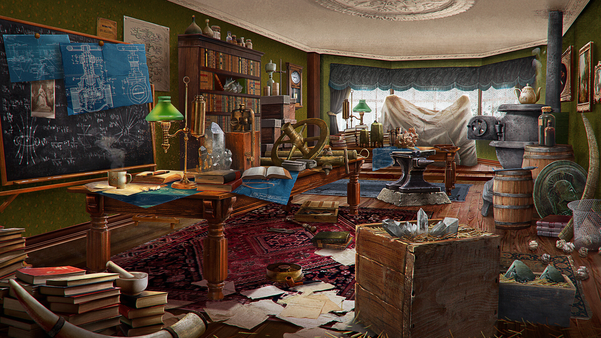 ArtStation - Project 802,701 - "The Lab" Interior Environment