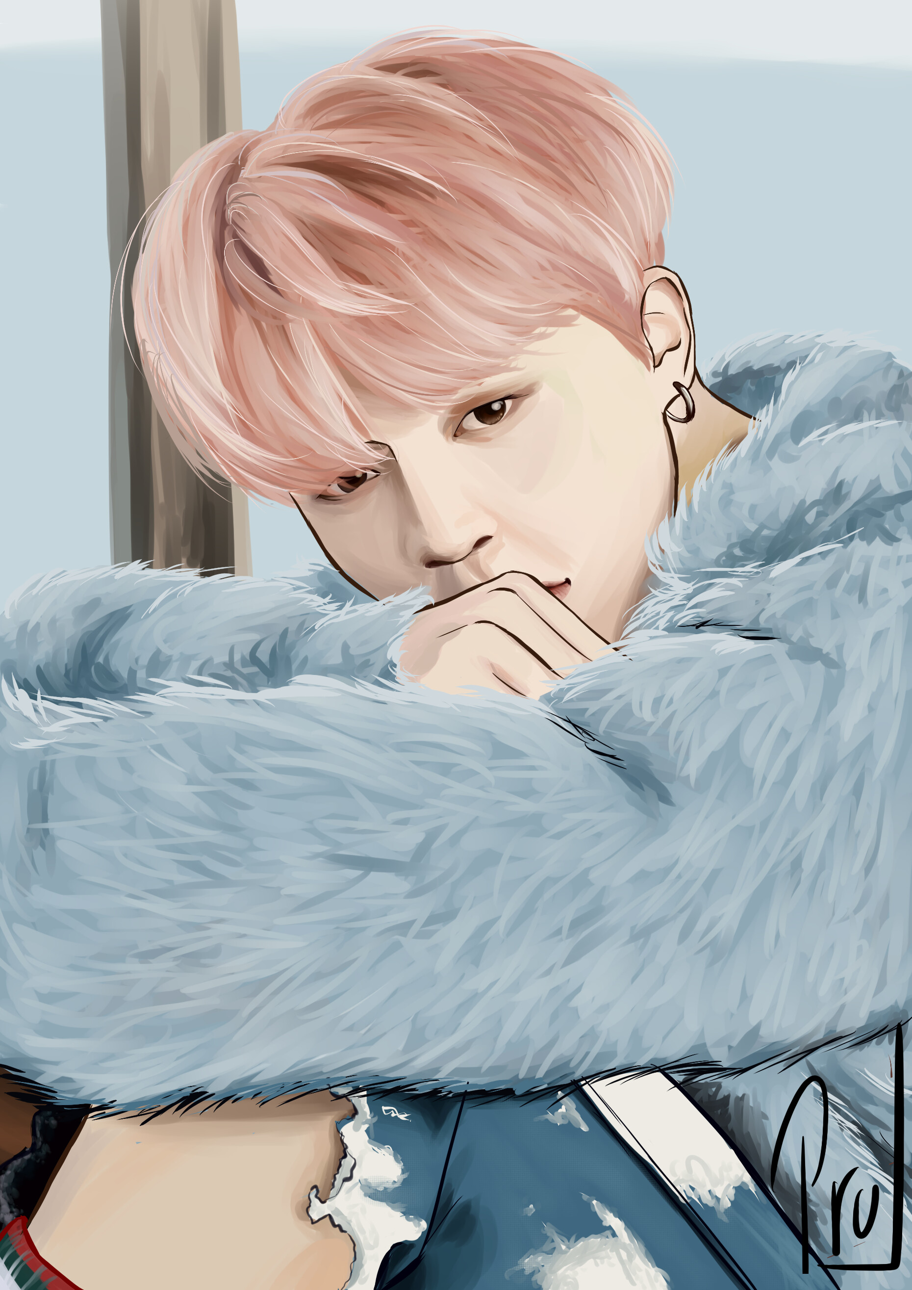 ArtStation - Jimin — BTS [Spring Day]