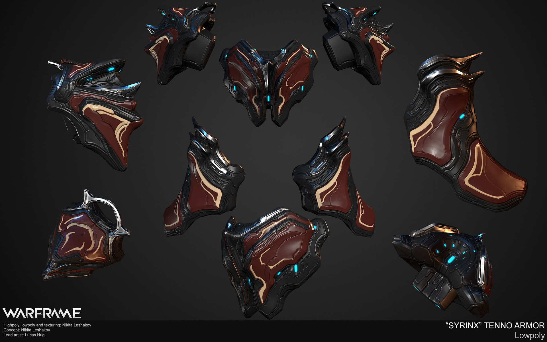 Nikita Leshakov - Warframe assets 2017