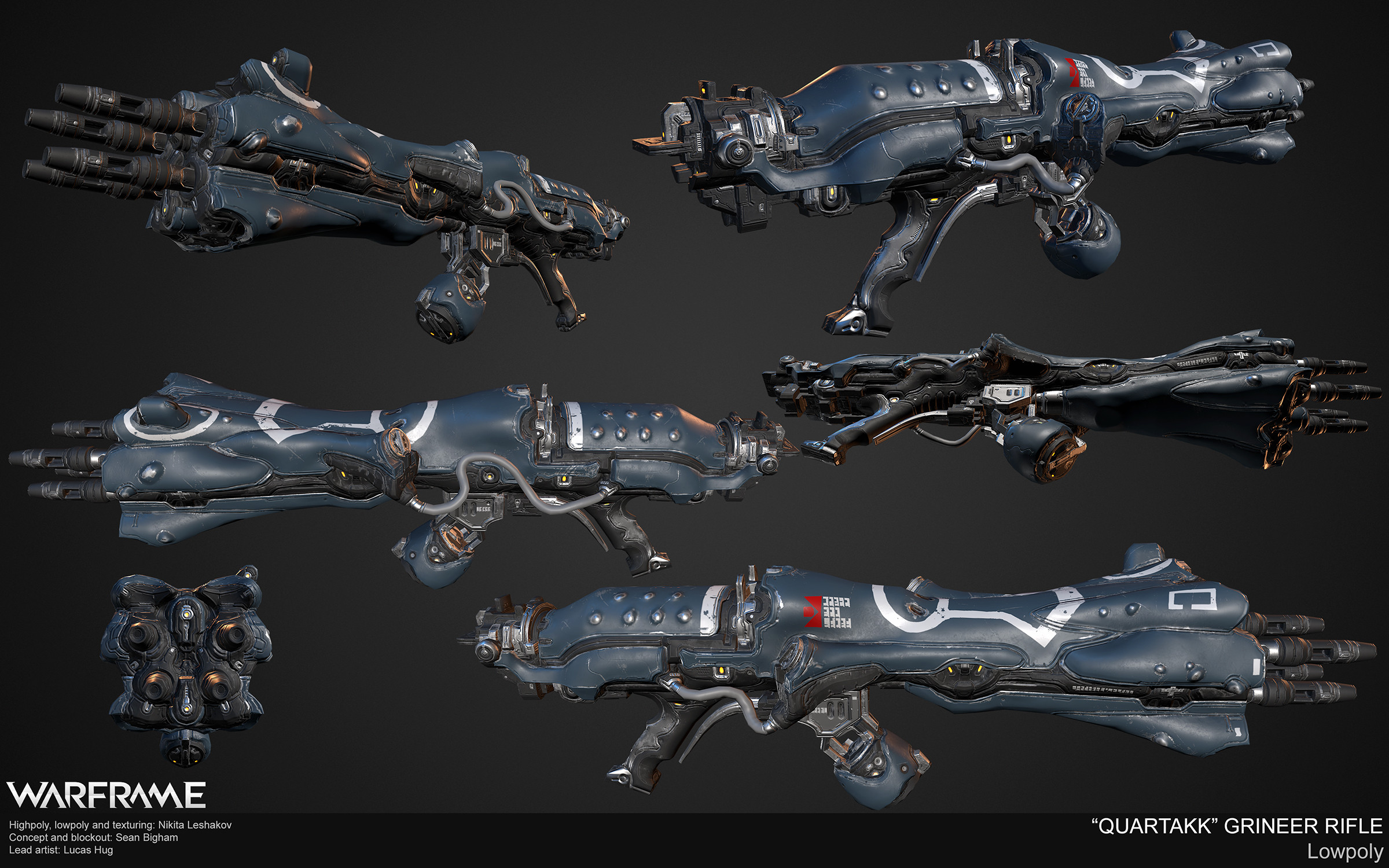 Nikita Leshakov - Warframe assets 2017