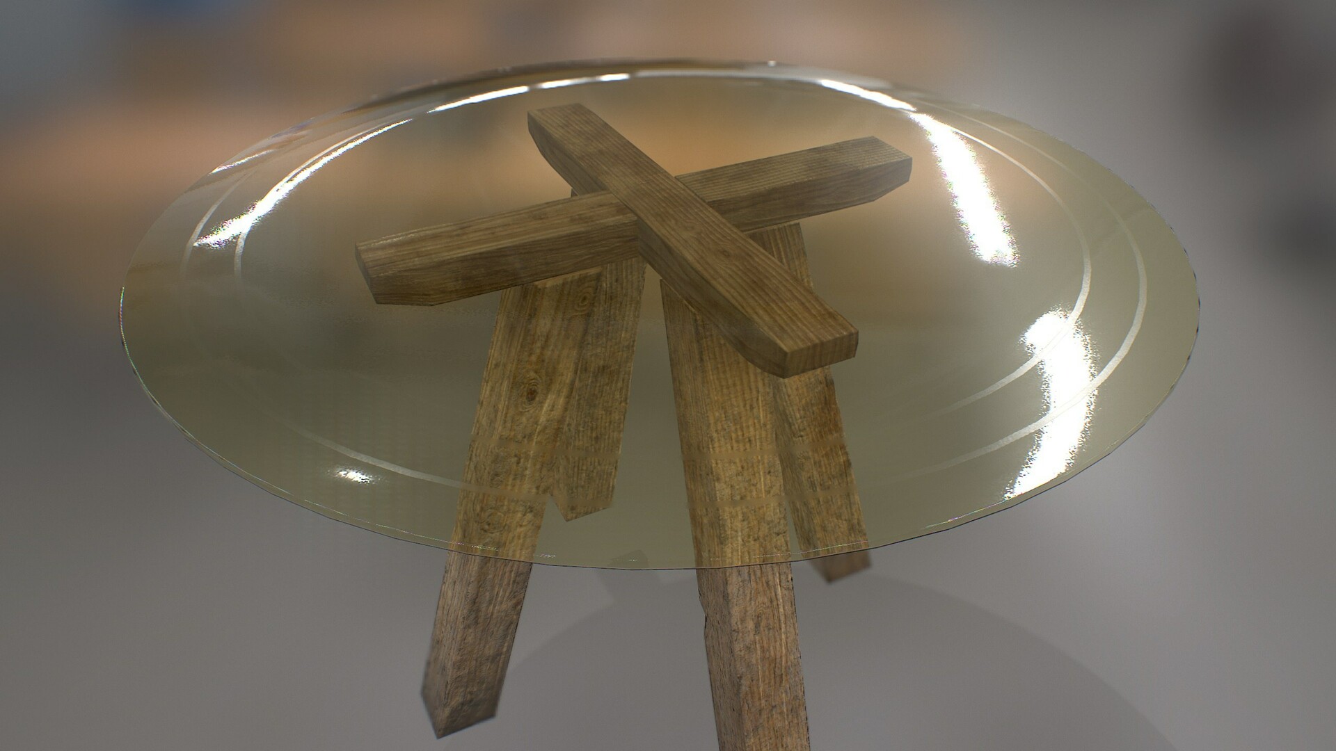 ArtStation - Glass table