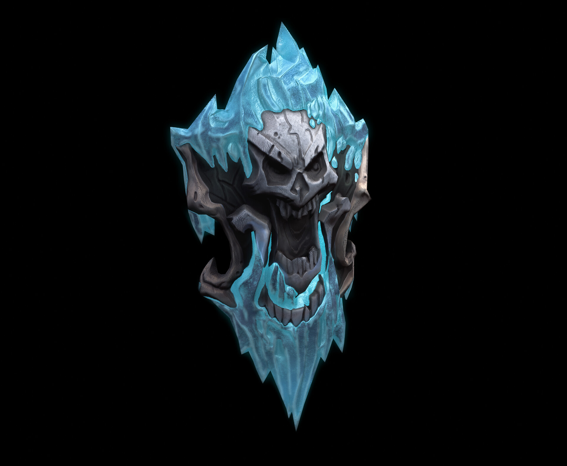 Angel David Licona Chamú - Ice Noss Shield - Darksiders FanArt