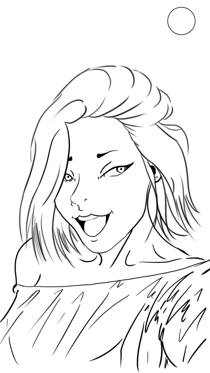 exciting face drawing