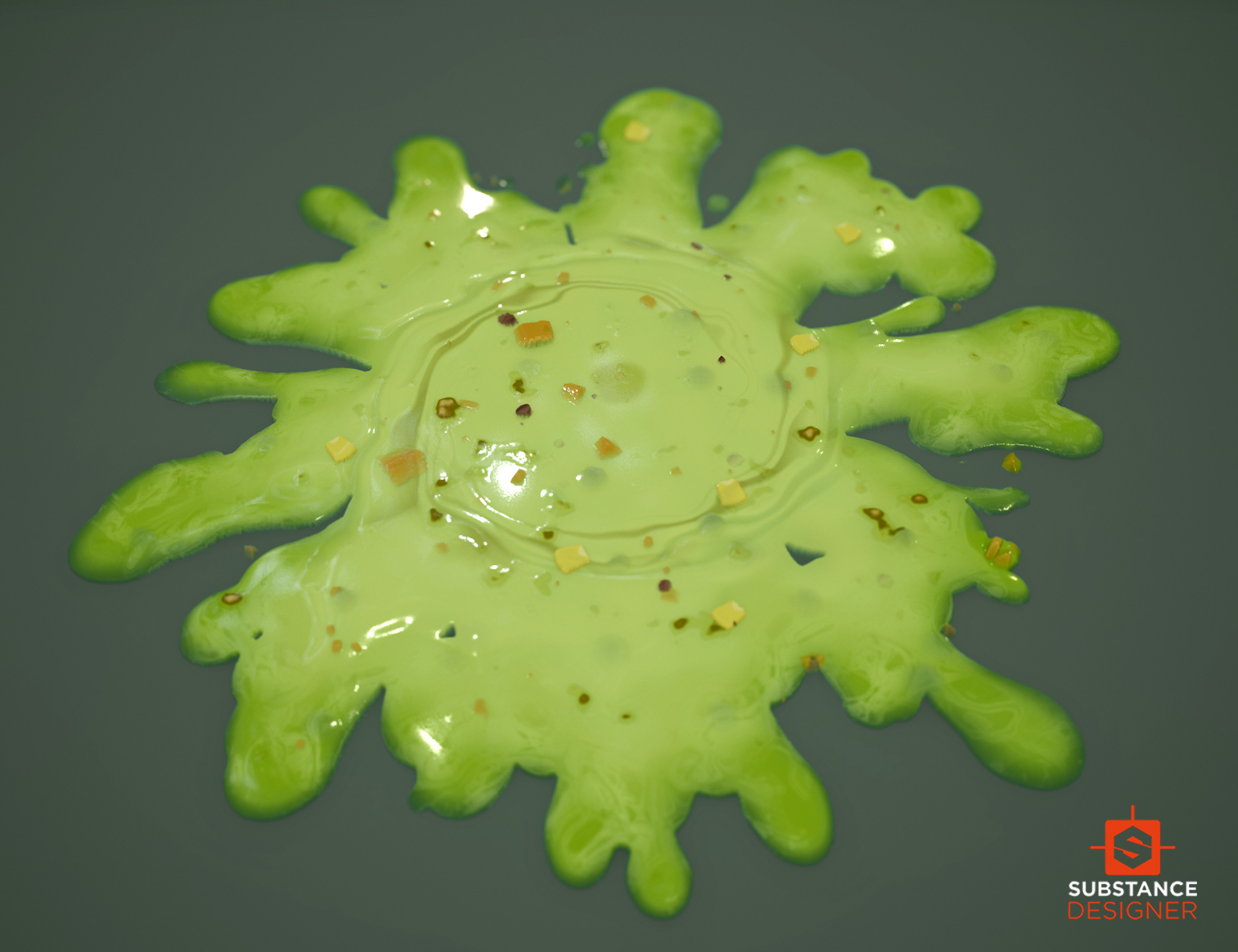 Stephen Honegger - Cartoon Puke - Substance Material