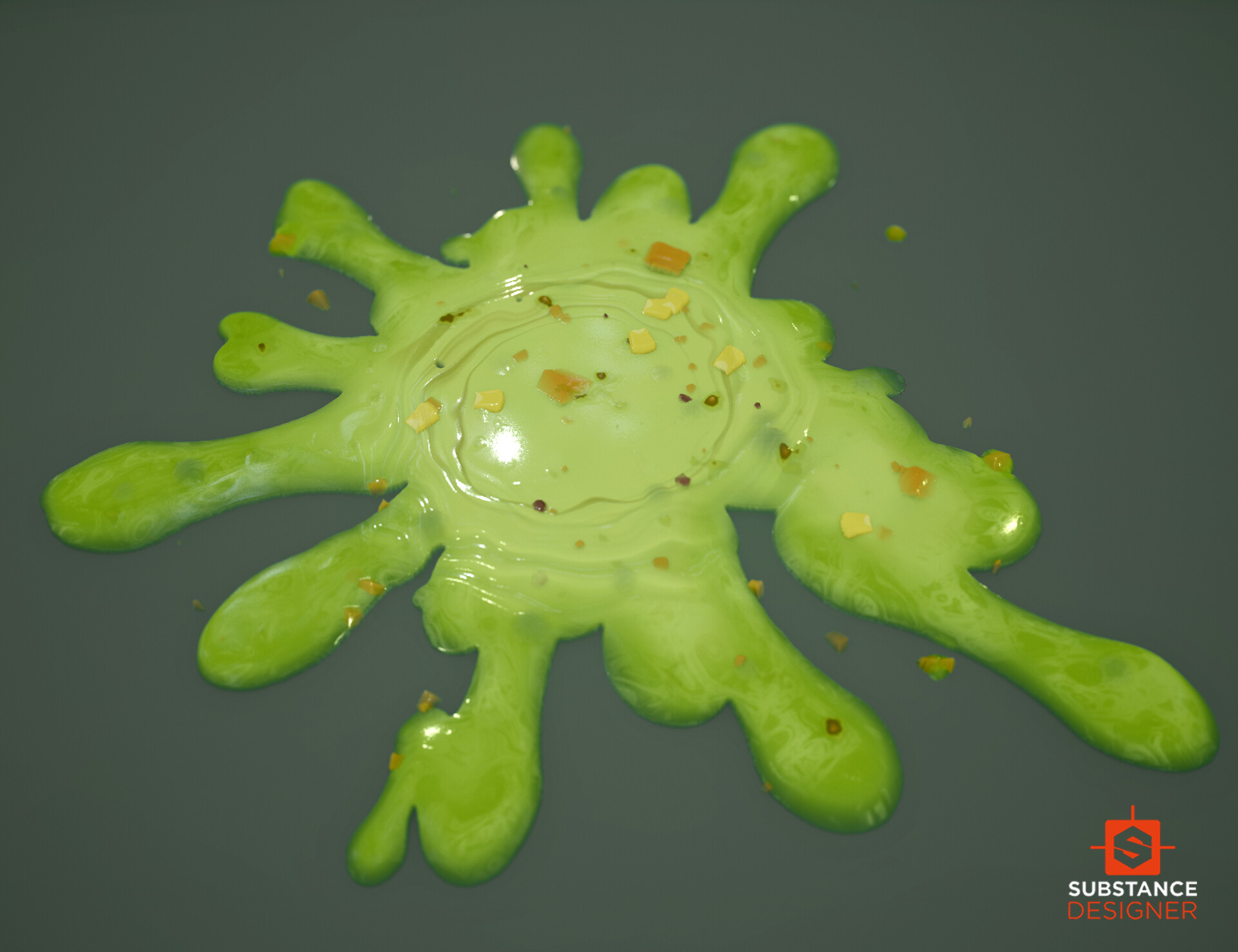 Stephen Honegger - Cartoon Puke - Substance Material