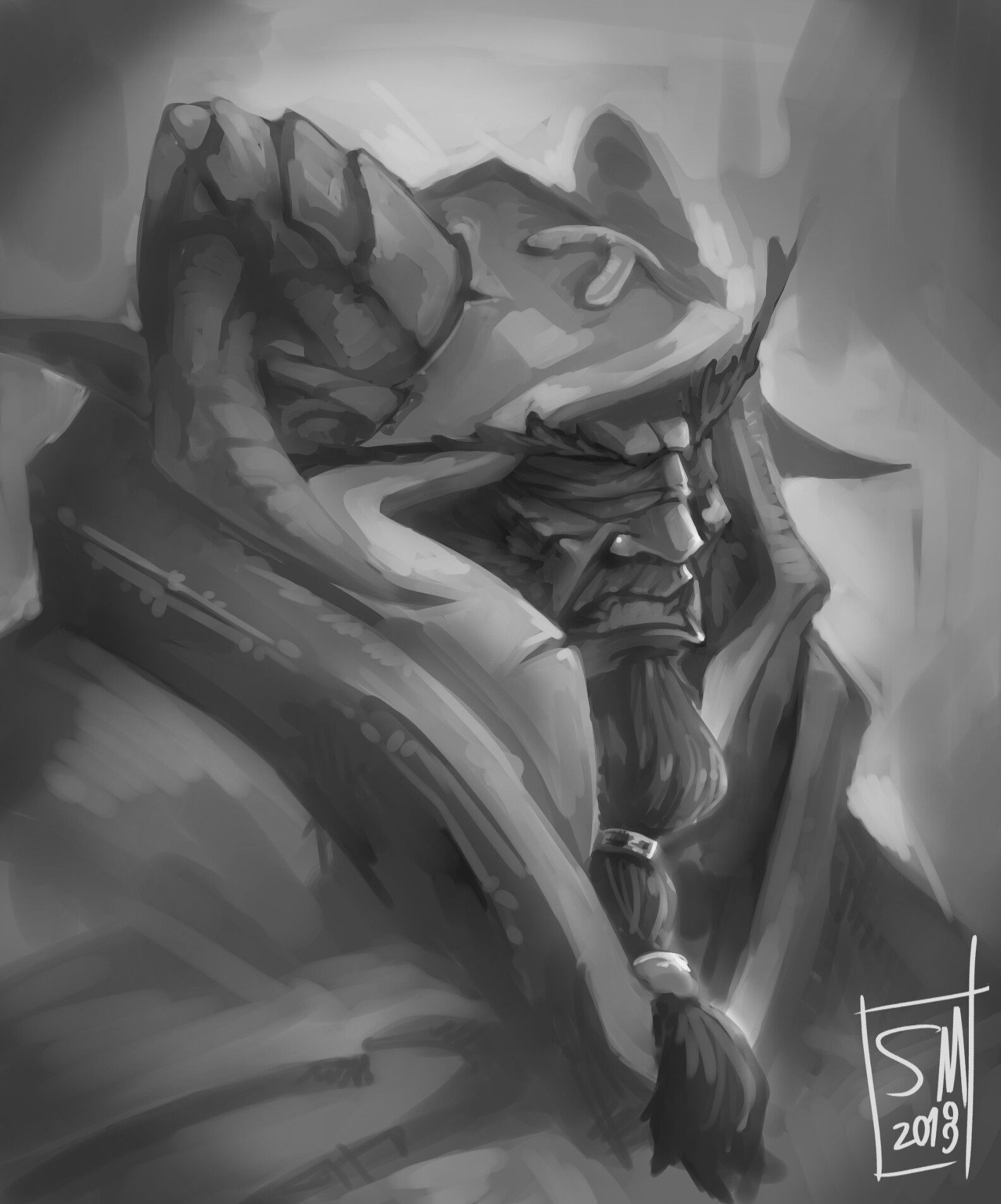 ArtStation - Demon hunter portrait