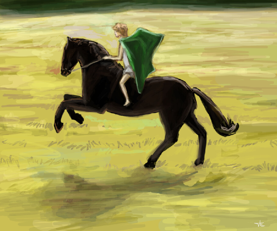 ArtStation - "Young Alexander and Bucephalus"