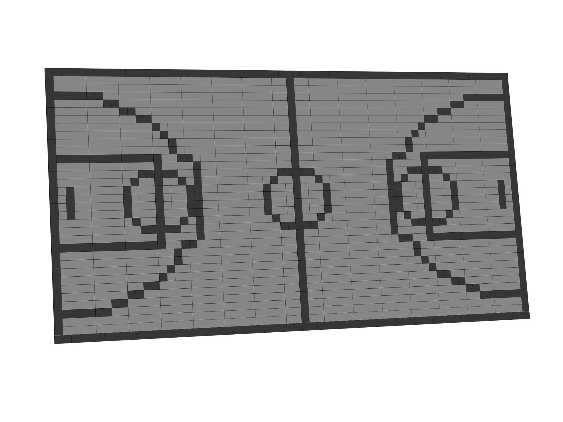 Minecraft Simple Basketball Court