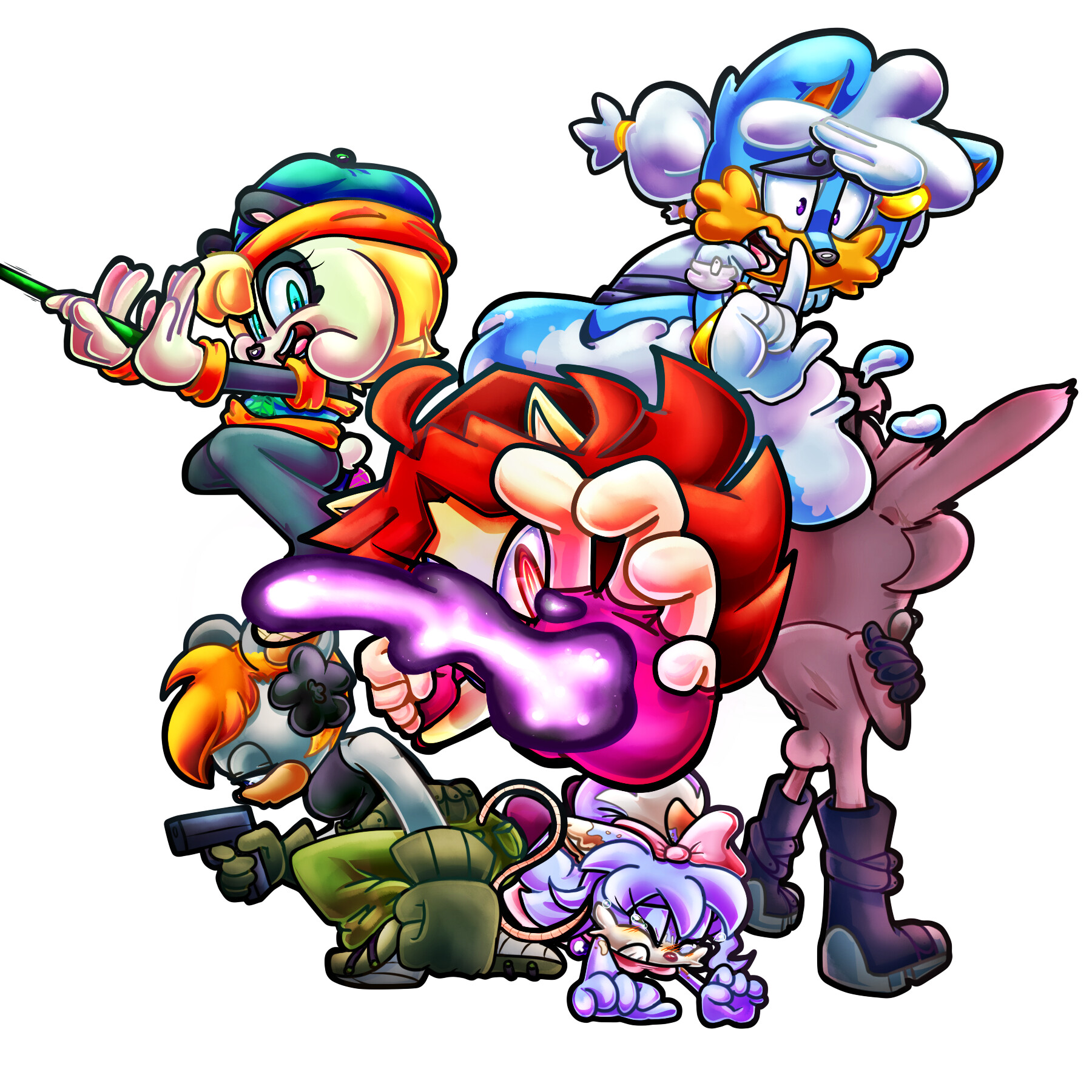 ArtStation - character group shot