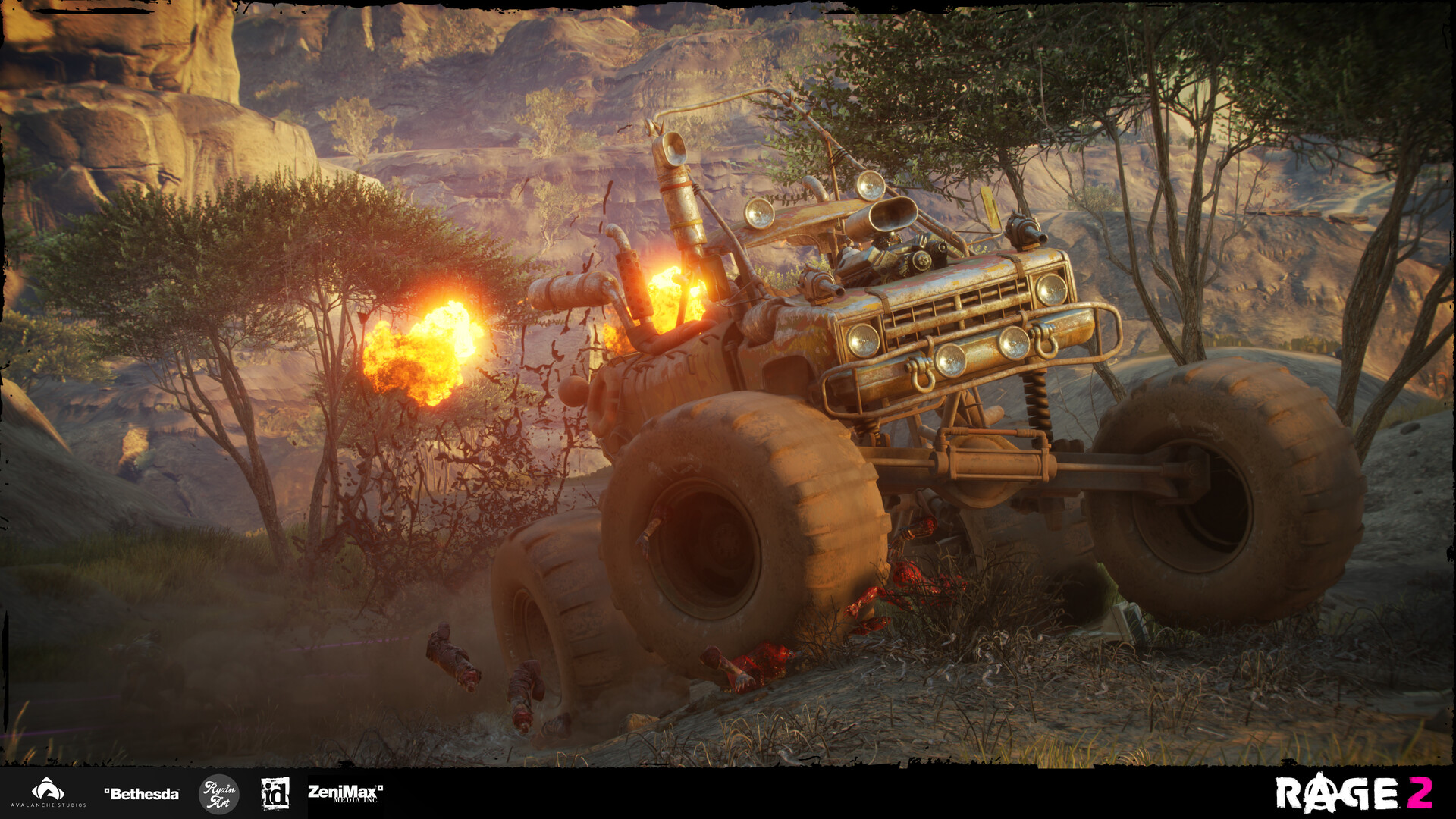 RYZIN ART - Rage 2 River Hogs Monster Truck