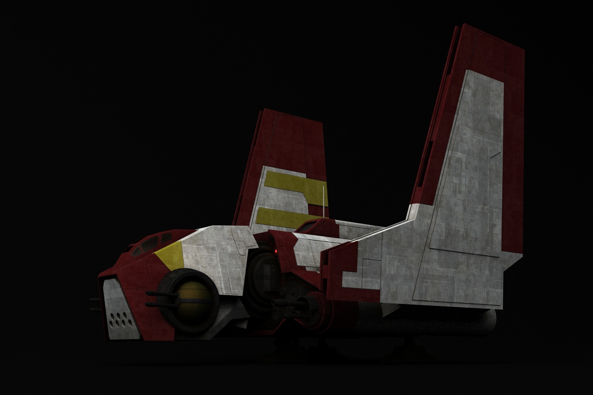 Alexander Ivanov - Grand Army of the Republic Nu-class attack shuttle