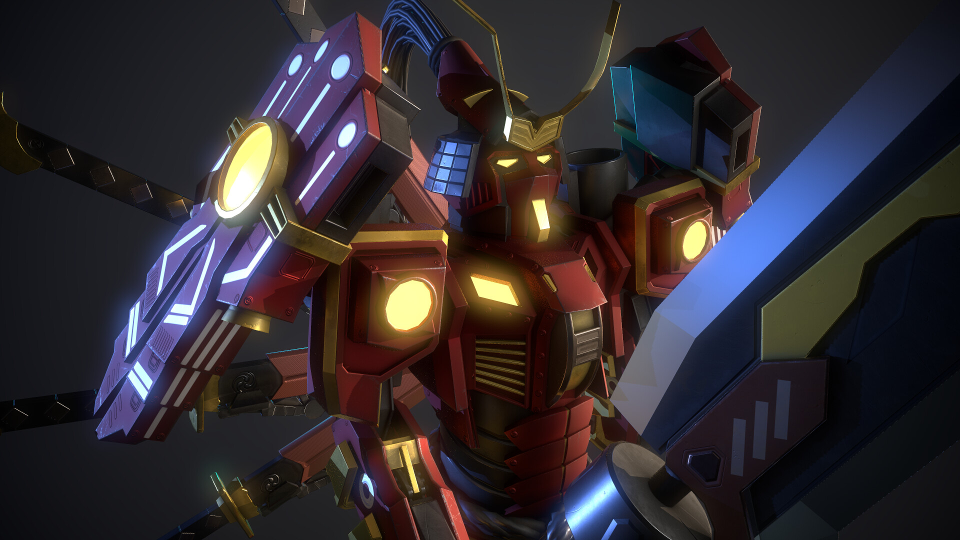 ArtStation - Samurai Gundam