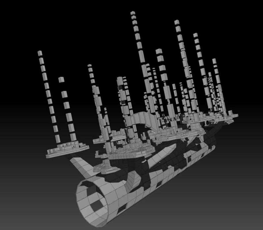ArtStation - Spacestation Ring System