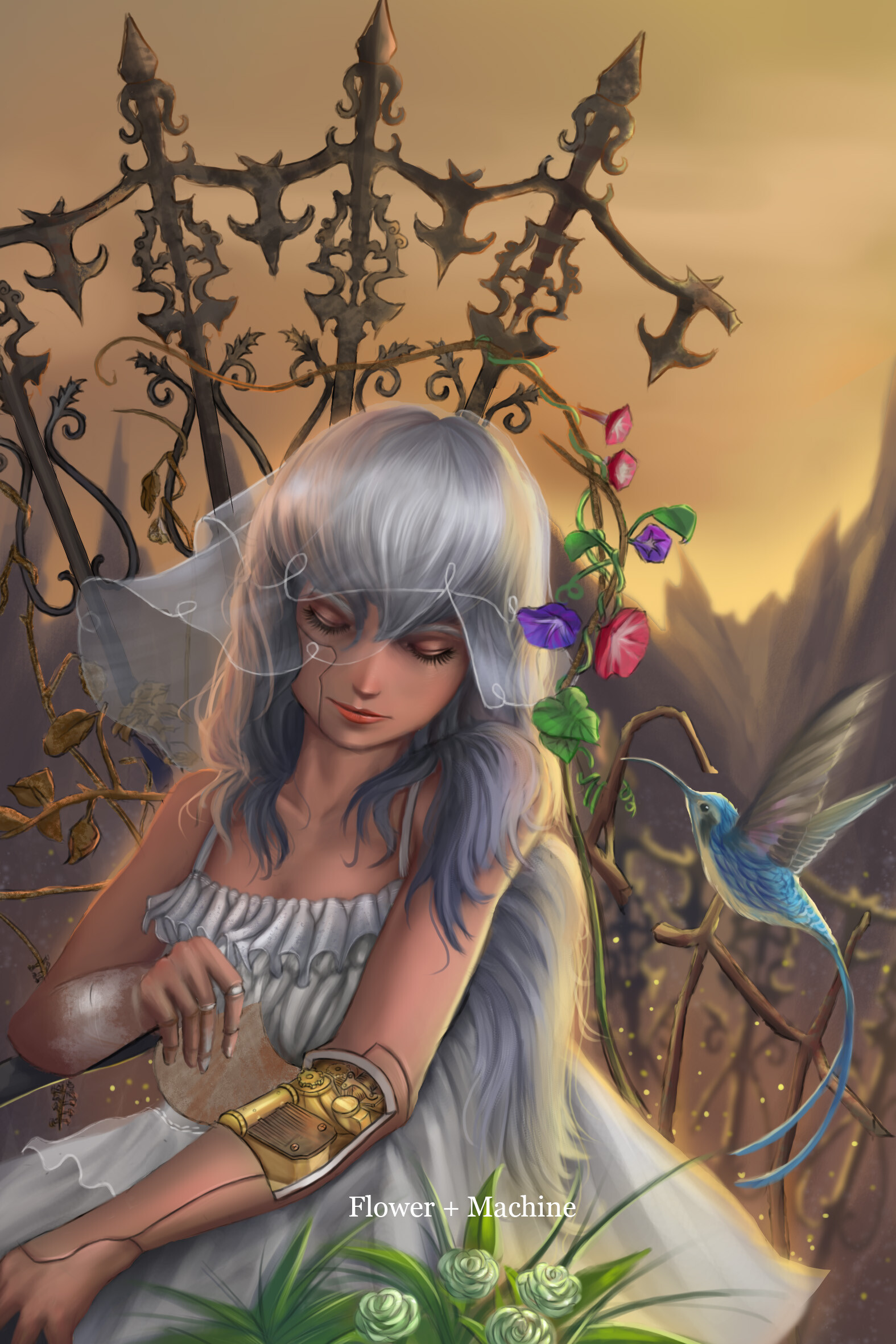 ArtStation - Flower+Machine