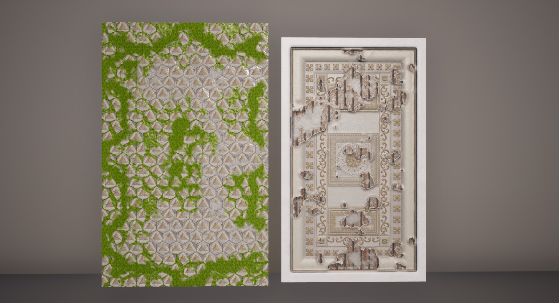 Diana Maria Udrescu - Abandoned Palace Room - Materials & Breakdown