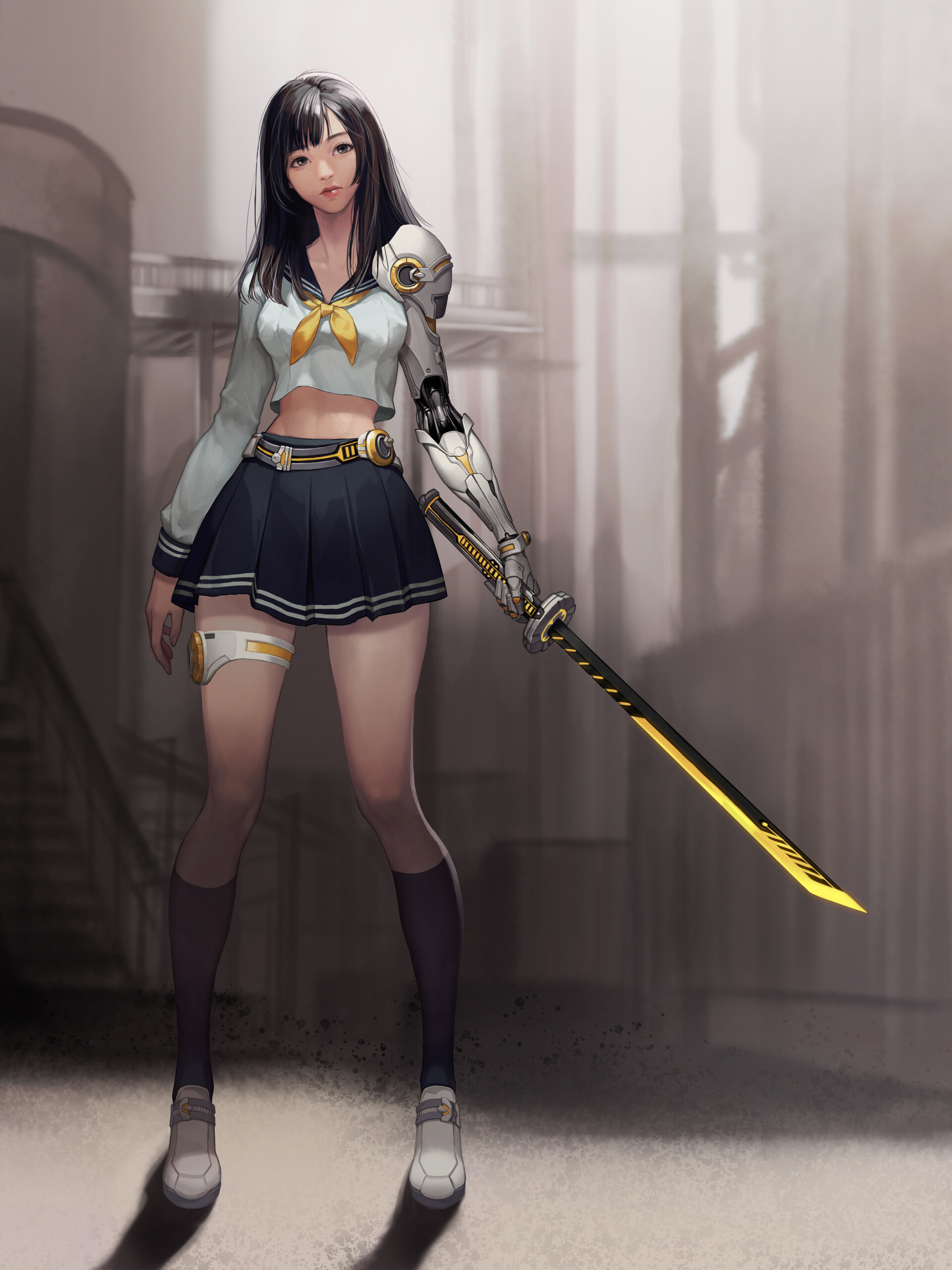 ArtStation - Girls with a sword