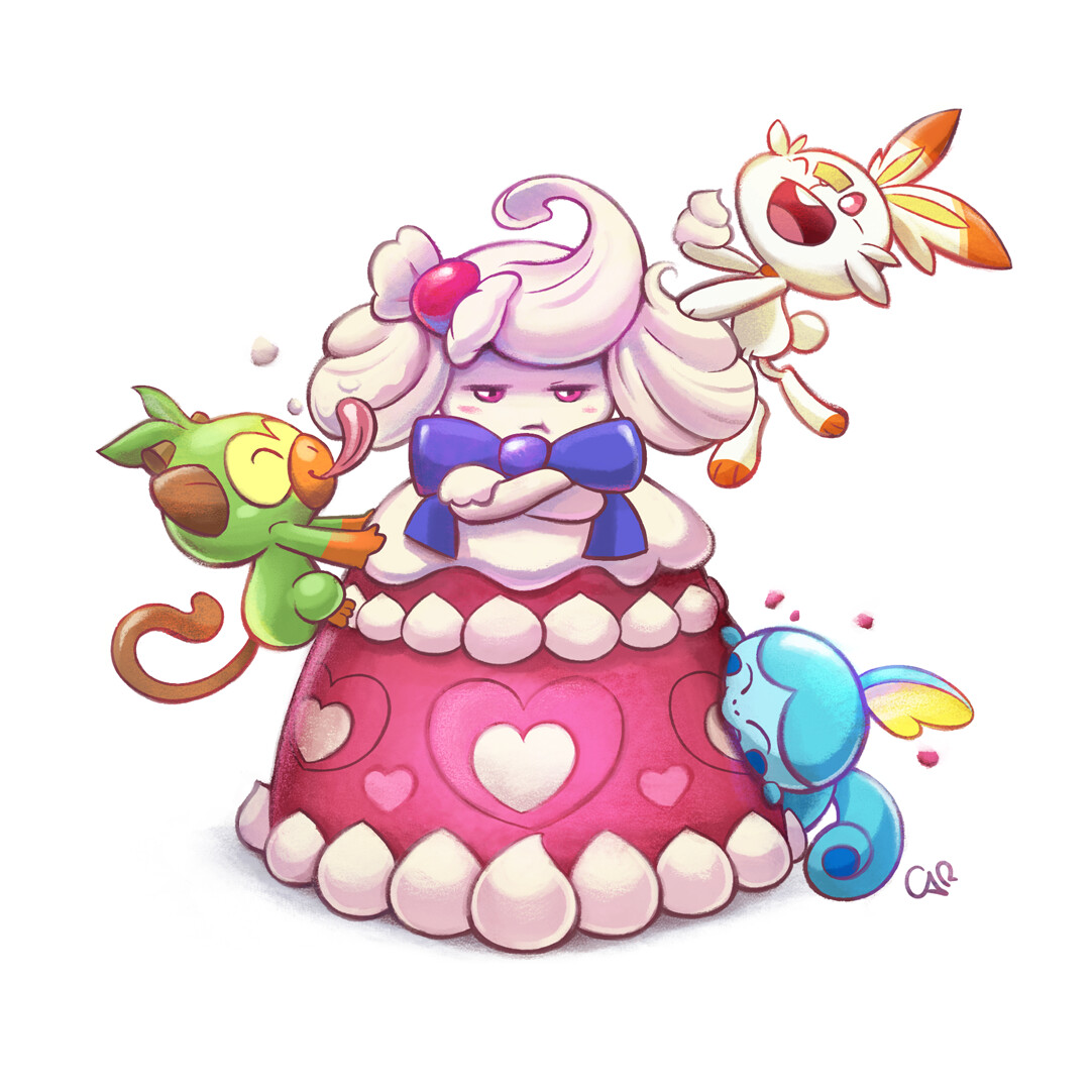 ArtStation - Alcremie vs Starters
