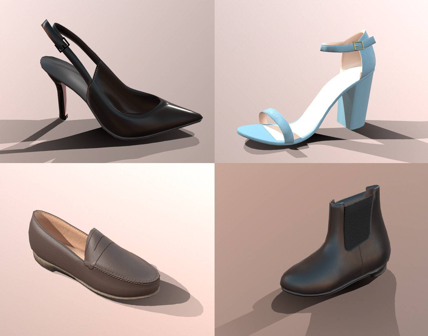 ArtStation - woman shoes