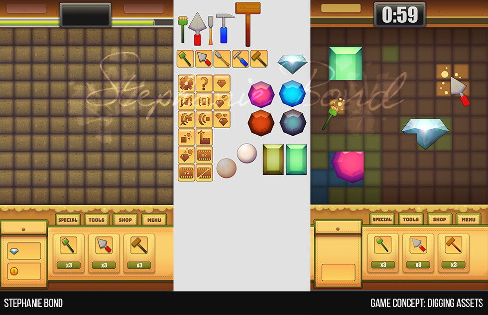 ArtStation - 2D Mobile game concept.
