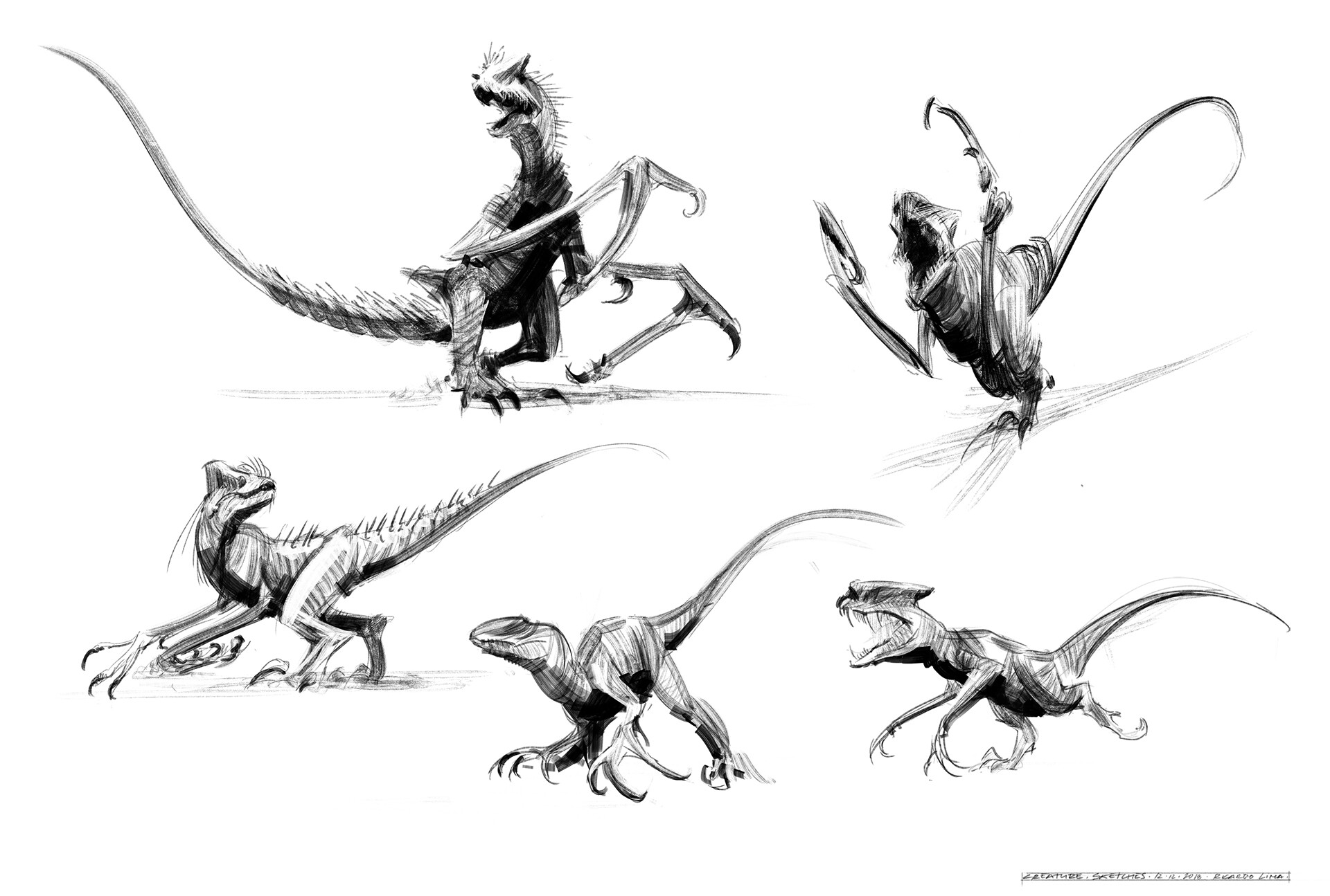 Monster Energy With A Raptor Looking Through Drawing